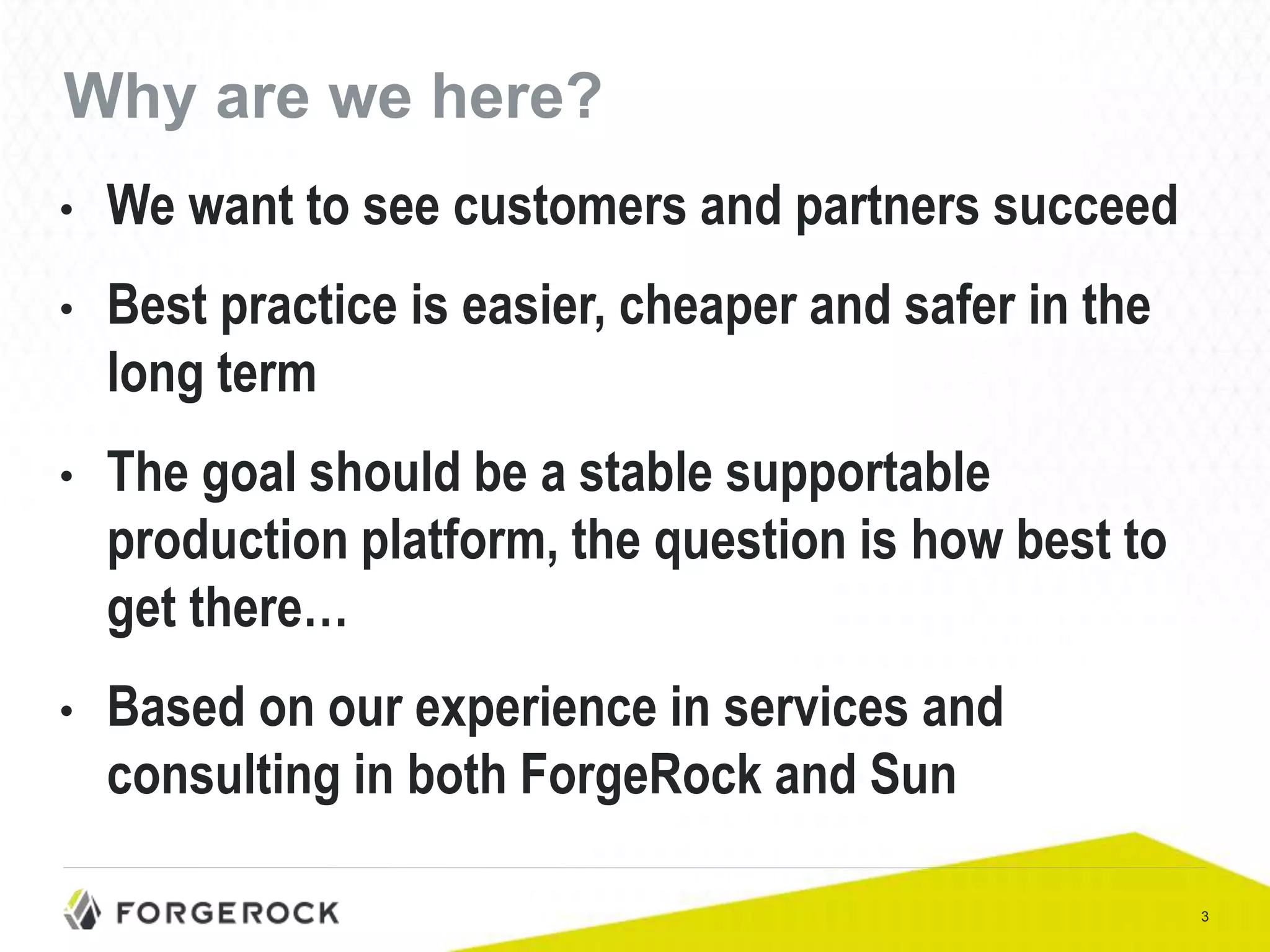 Deployment Best Practices: Open Identity Stack | PPT