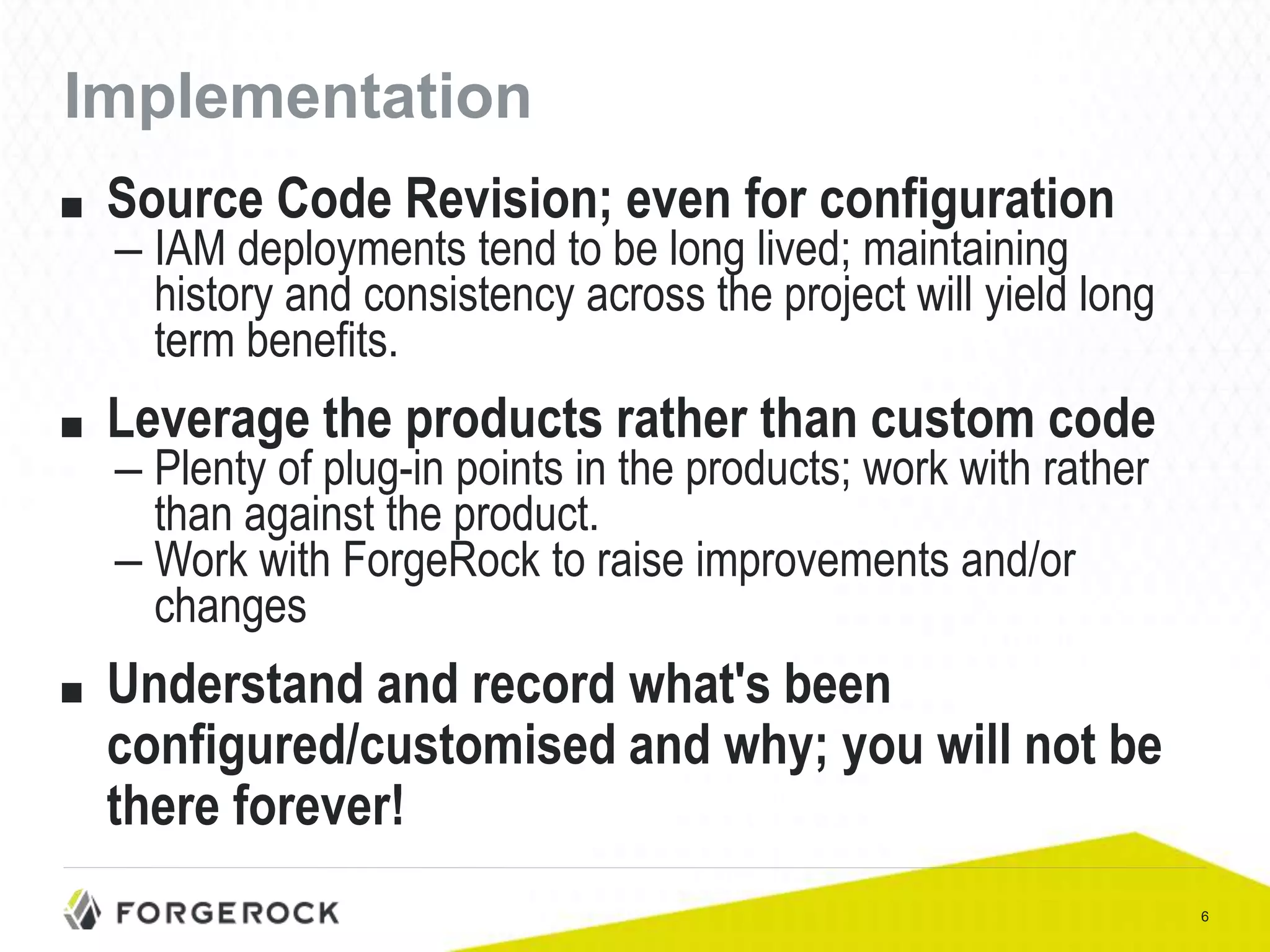Deployment Best Practices: Open Identity Stack | PPT