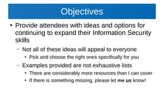 OISF - Continuous Skills Improvement for Everyone | PDF