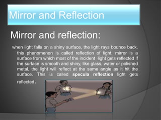 Light and shadow and reflection | PPTX