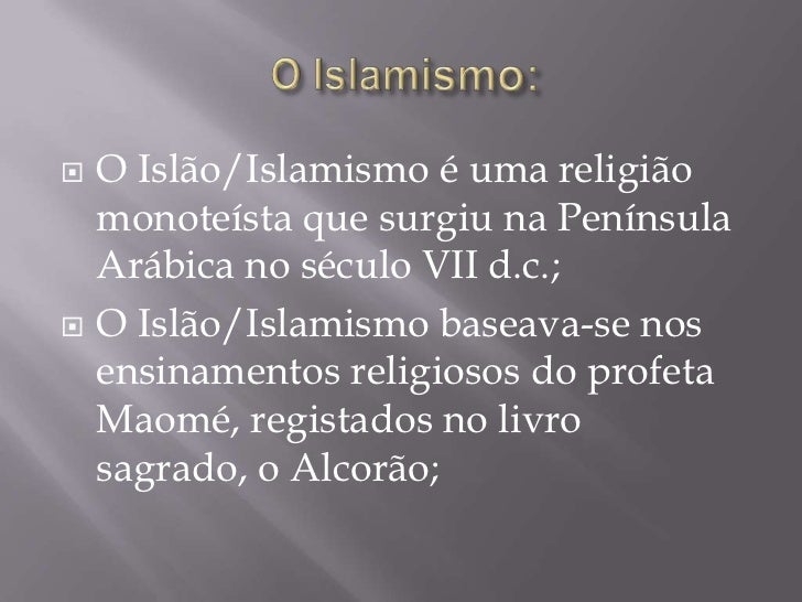 O Islamismo