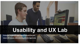 Solent University - UX Usability Lab | PPT