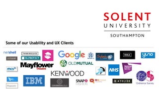 Solent University - UX Usability Lab | PPTX