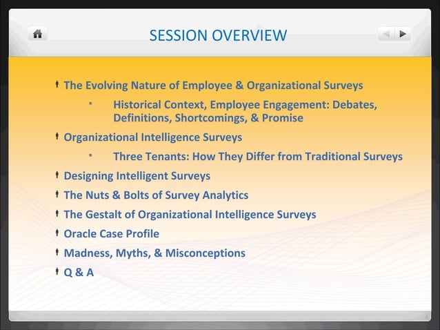 Organizational Intelligence Surveys: Models, Methods & Madness by Dr ...