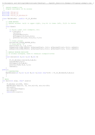 FLTK Summer Course - Part VIII - Eighth Impact - Exercises | PDF