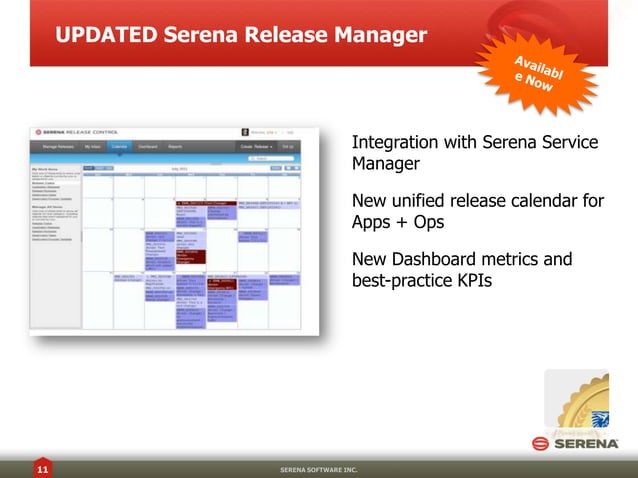 Serena Launch Briefing: Orchestrated IT | PPTX | Computer Software and Applications | Computing