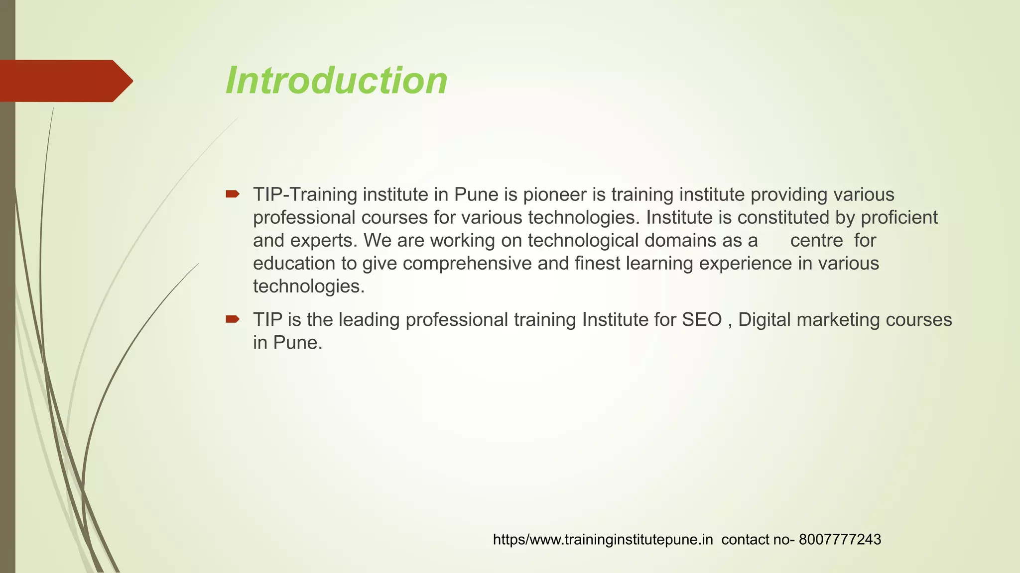 Digital marketing courses in Pune ppt | PPT