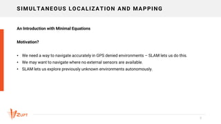 Zupt, LLC's SLAM and Optimal Sensor fusion | PDF