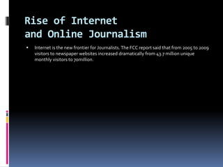 what is online journalism? | PPTX