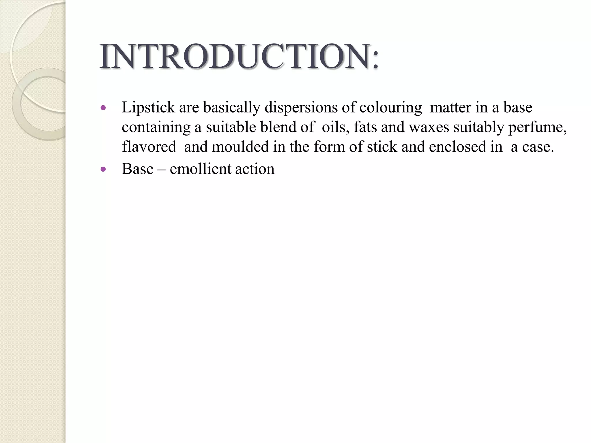 ppt on Lipstick | PPT