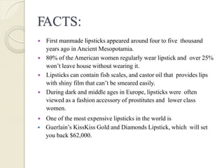 ppt on Lipstick | PPT