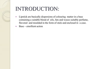 ppt on Lipstick | PPT