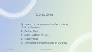 Ojas its classification .pptx by Dr Akshay Shetty | PPTX