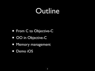 Objective-C: a gentle introduction | PPT