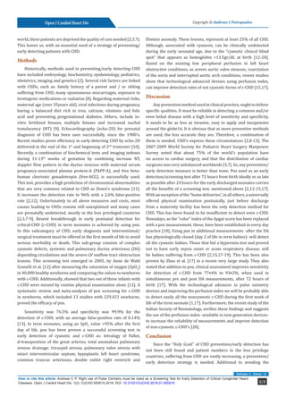 Right use of Pulse Oximetry must be Used as a Screening Test for Early ...