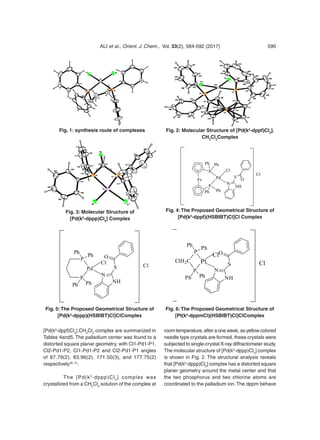 Mixed Ligand, Palladium(II) and Platinum(II) Complexes of Tertiary ...
