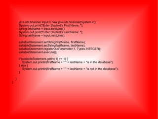 Ojdbc | PPT | Programming Languages | Computing
