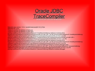 Ojdbc | PPT | Programming Languages | Computing