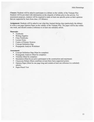 Cold War Unit Plan | PDF