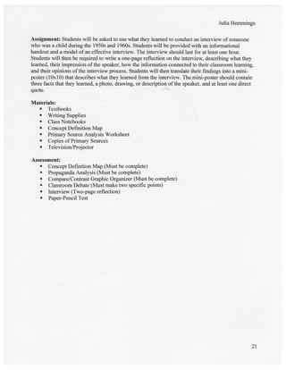 Cold War Unit Plan | PDF