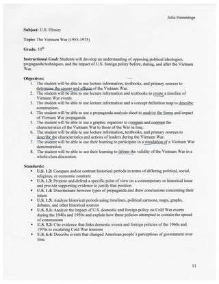 Cold War Unit Plan | PDF