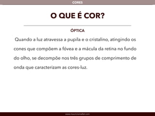 Teoria das Cores: natureza, classificação e características. | PDF