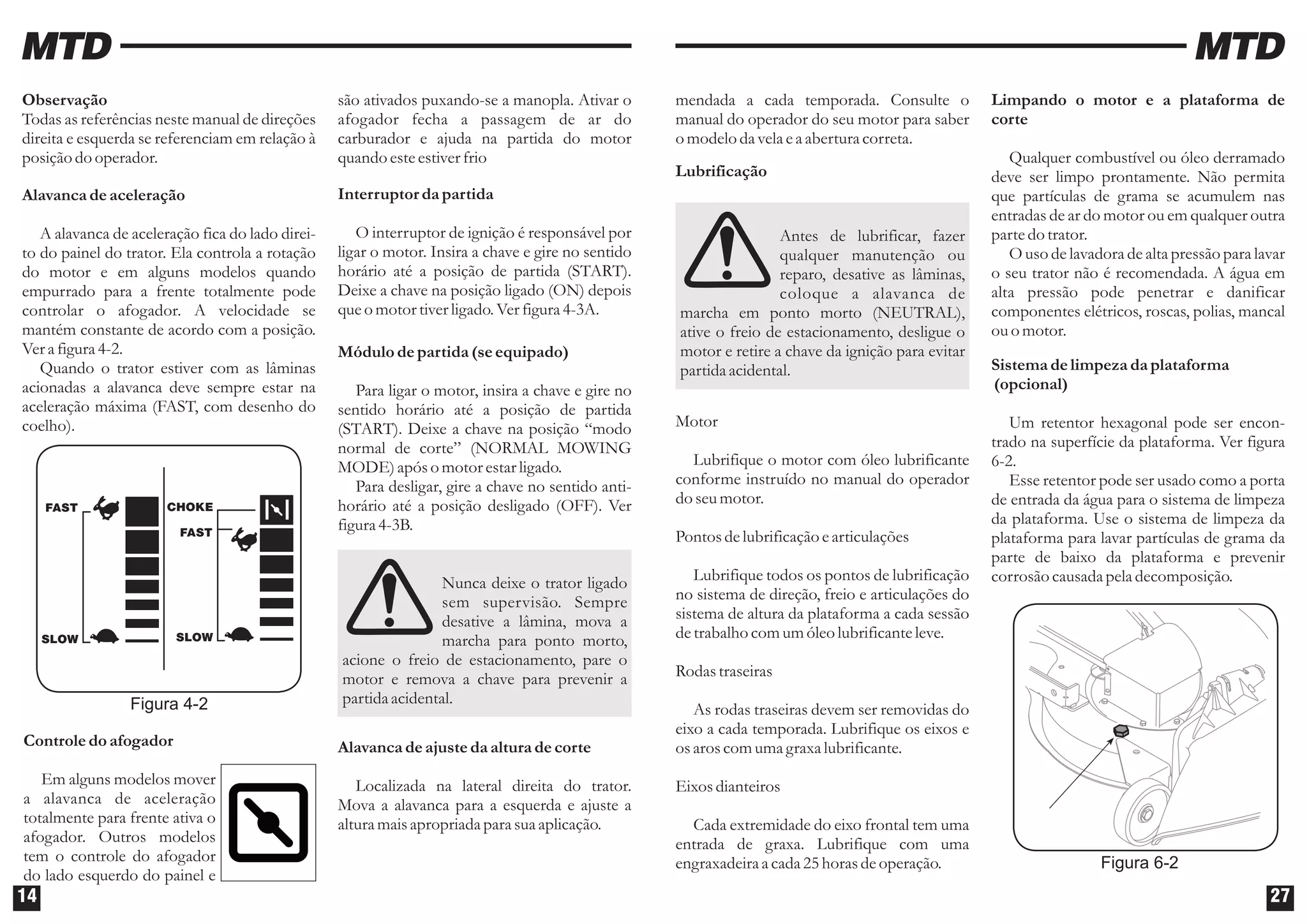 Manual trator mtd serie 700 | PDF | Off-Road Vehicles | Auto Body Styles