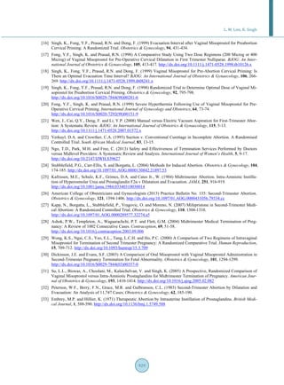 Methods of Abortion in early weeks of Pregnancy | PDF