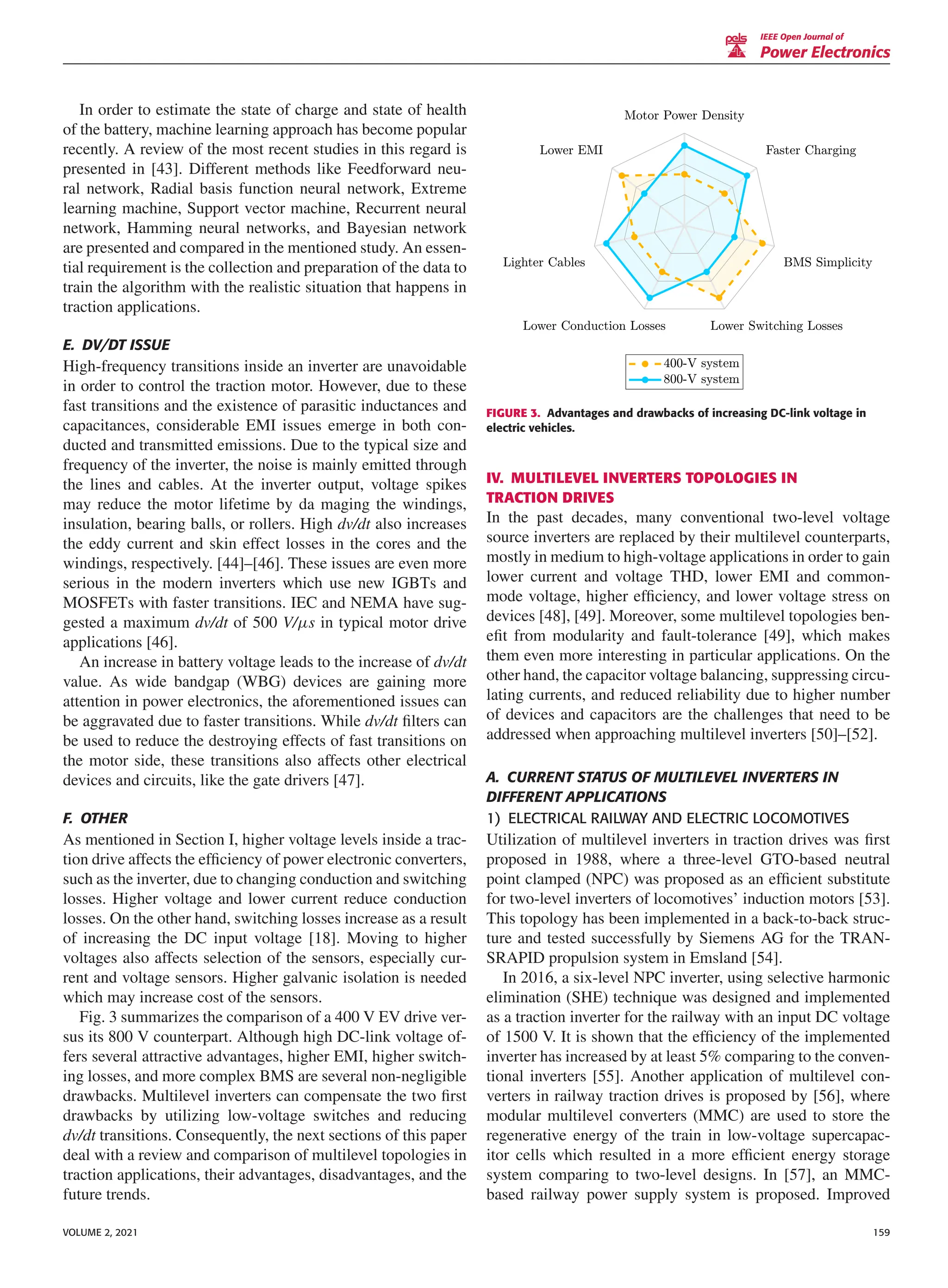 A Review of Multilevel Inverter Topologies in Electric Vehicles: Current Status and Future ...