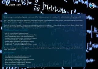Oliver James Quant & Technology Brochure | PPT