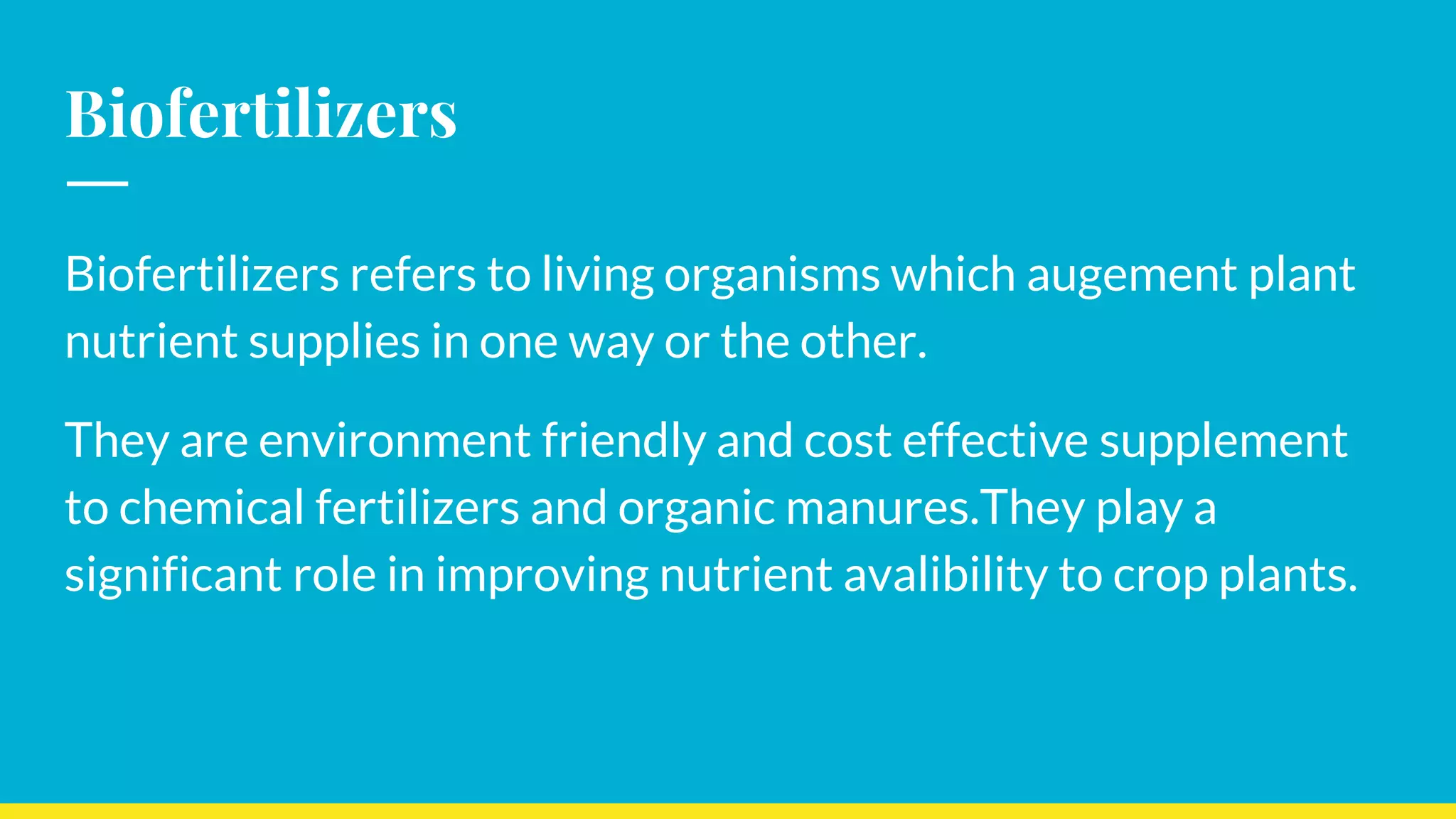 BIOFERTILIZER | PPTX