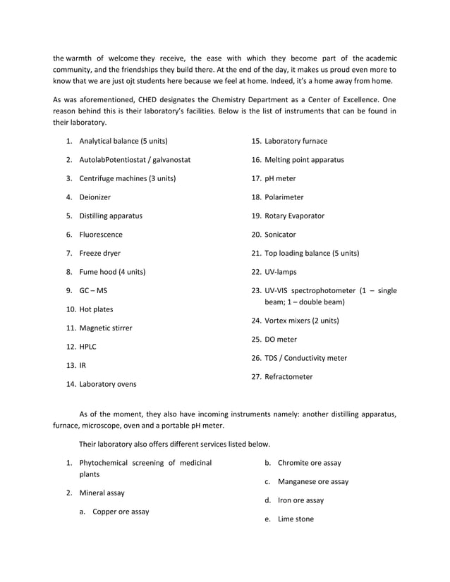 Ojt narrative report - an example | DOC | Professional School ...