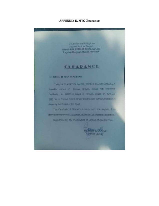 OJT-Narrative-Report.docx | Vocational Training | Careers