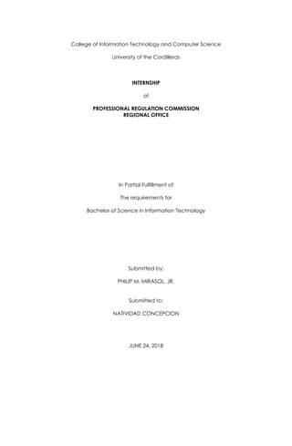 OJT REPORT (PDF FORMAT) | PDF