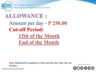 Ojt allowance 1 | PPT