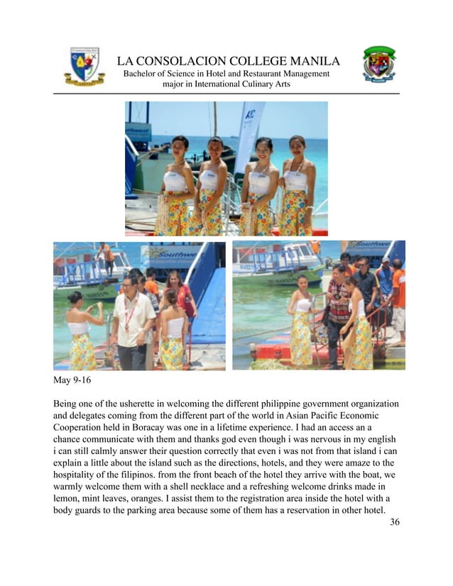 OJT portfolio | PDF | Hospitality Industry | Industries