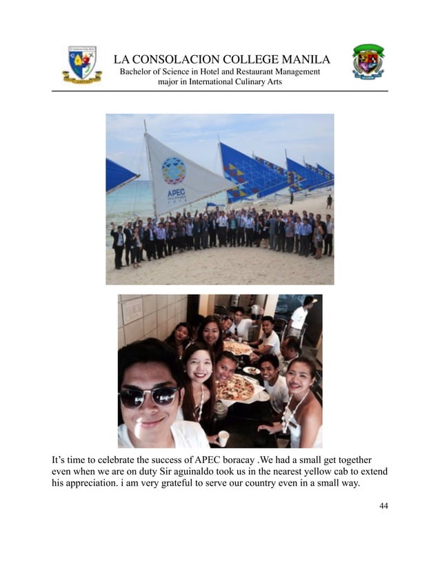 OJT portfolio | PDF | Hospitality Industry | Industries