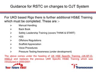 OJT INSTRUCTIONS FOR RSTC.ppt is a presentation | PPT