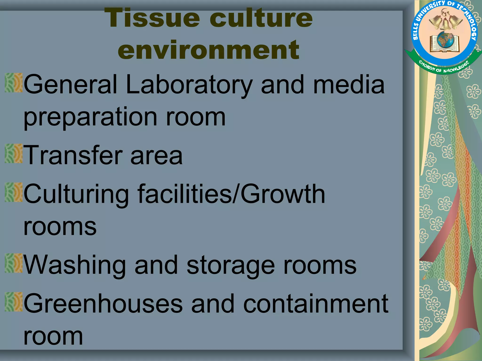 Plant Tissue Culture, Methods and Applications | PPT