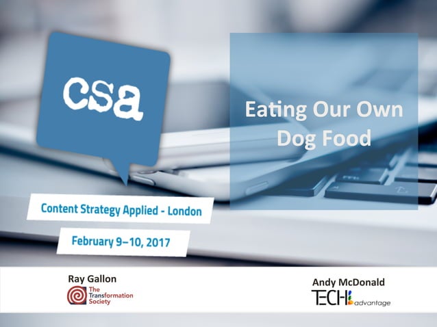 Eating Our Own Dog Food | PPT