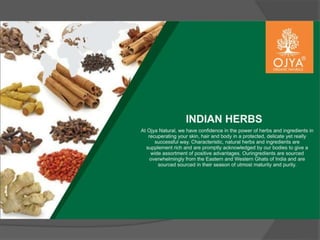 OJYA HERBAL NATURAL - INDIA TOP HAIR CARE PRODUCTS | PPSX