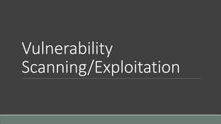A new web application vulnerability assessment framework | PPT