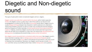 Sound in trailers | PPTX