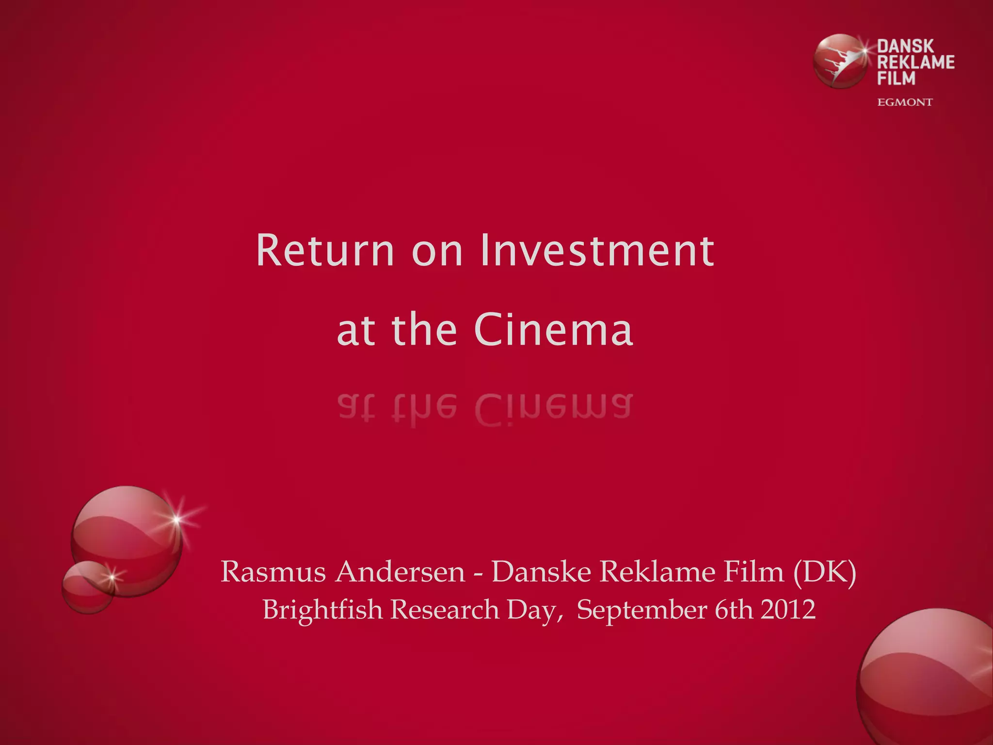 De bioscoop ROI van merken als Haribo, Coca Cola en Carlsberg volgens ...