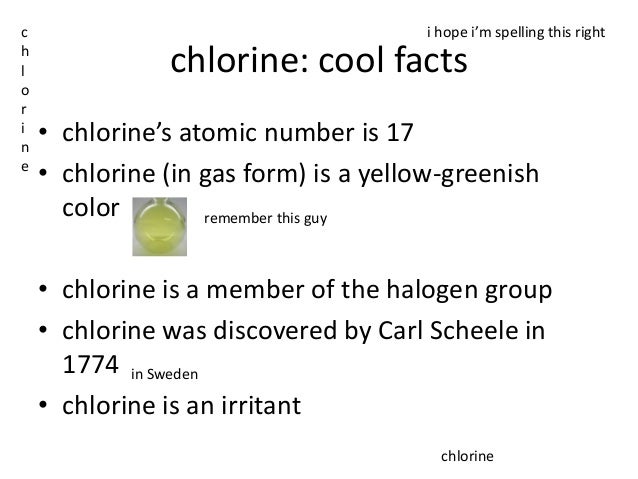 Chlorine Element Information Properties And Uses