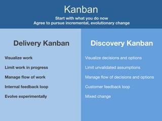 Discovery Kanban - Lean Kanban UK 2014 | PDF