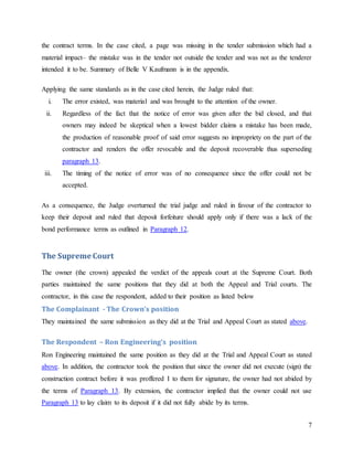 Analysis of Ron Engineering V the Crown by Okafo EKE | DOCX