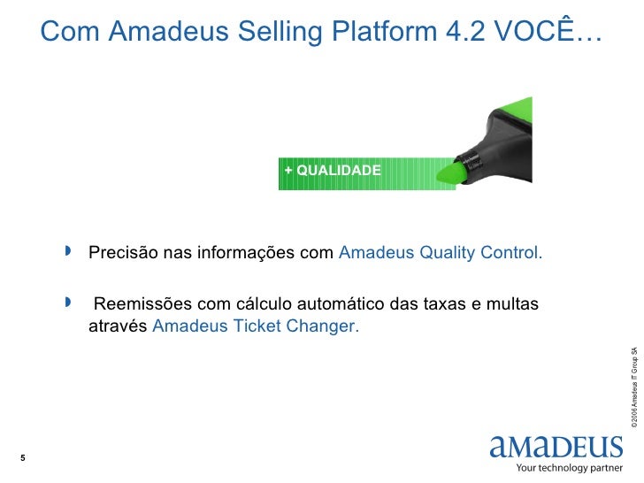 Amadeus Selling Platform 4.2