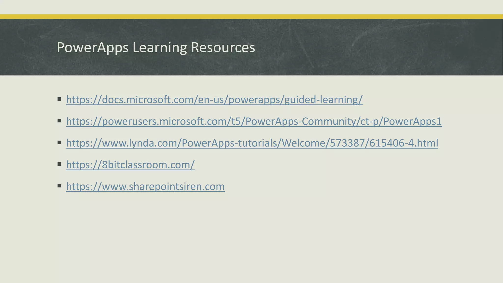 Powering the Modern Classroom with PowerApps & PowerBI | PPTX