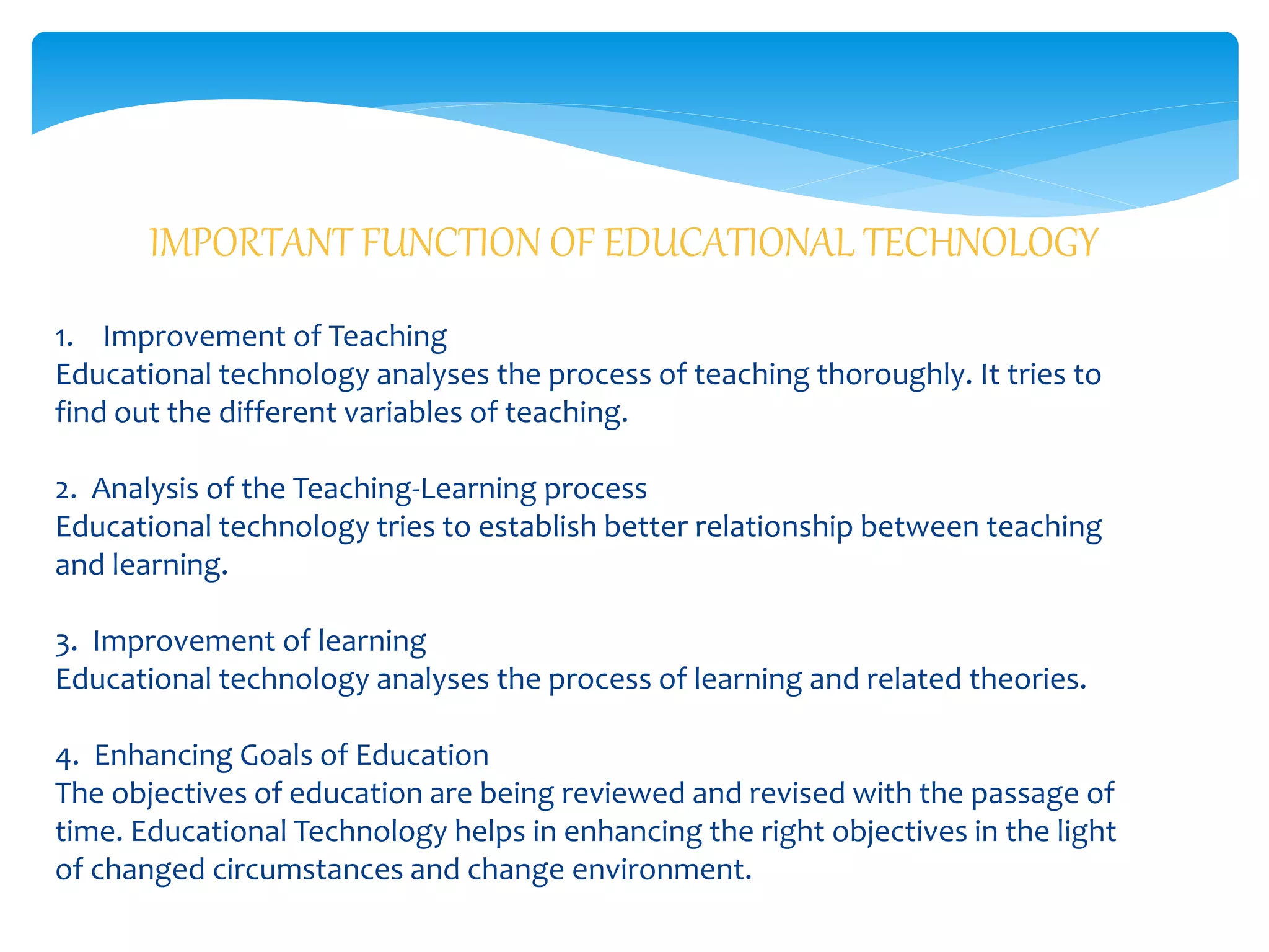 The Roles And Functions of Educational Technology in the 21st Century Education | PPT